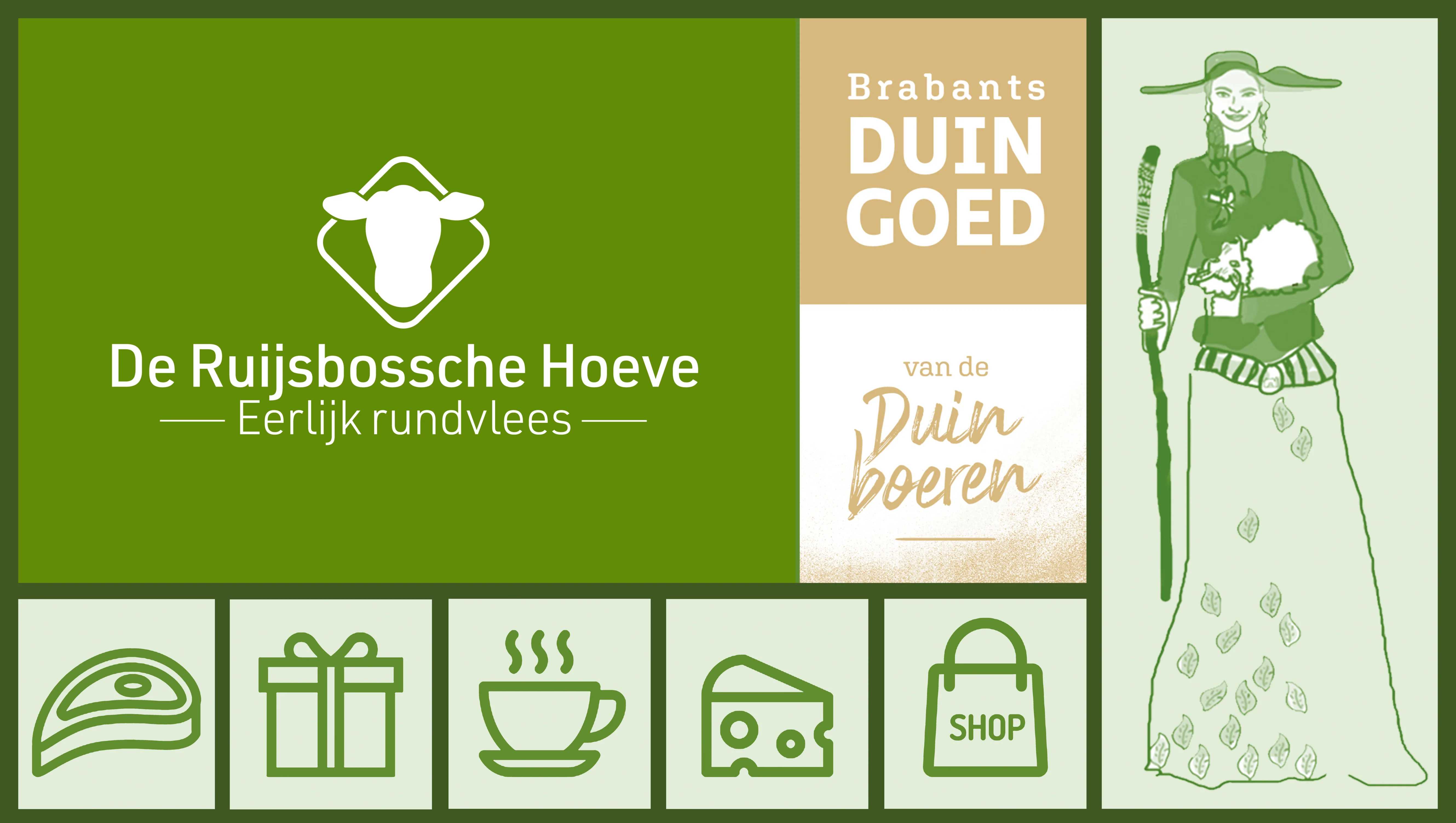 De Ruijsbossche Hoeve - Boerderijwinkel in Haaren